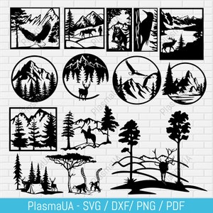 Dxf Svg Bundle - Laser & Plasma Cutting Files - Cricut SVG - CNC Router ...