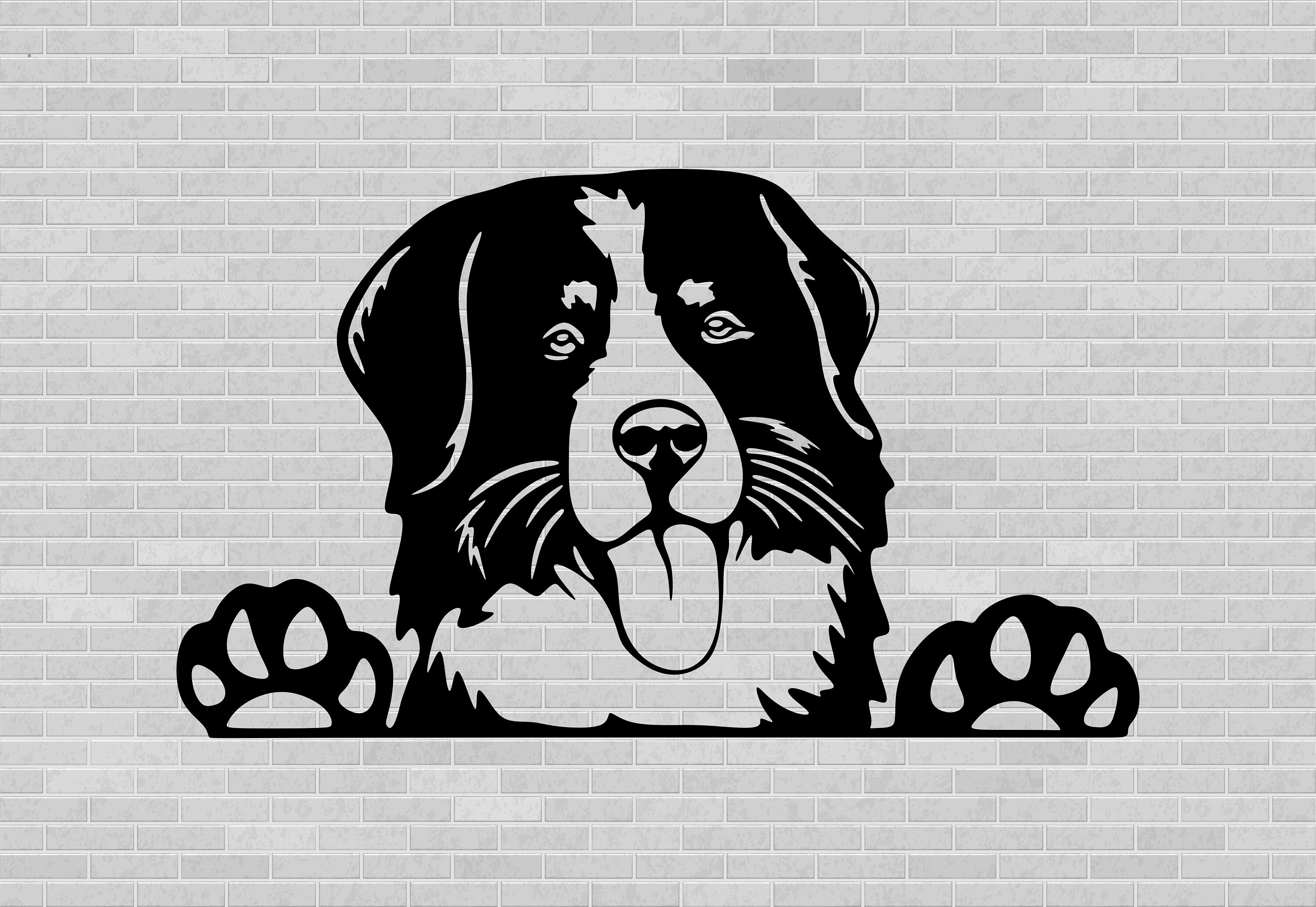 Dog cut files dog silhouette dxf dog dog for laser cut dxf | Etsy