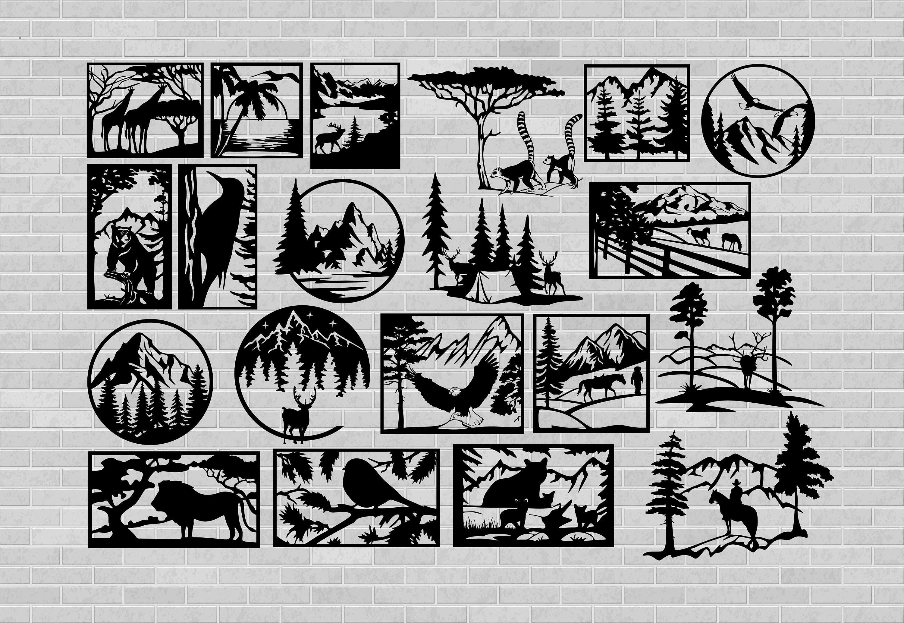 50 cool files Collection dxf files dxf for laser dxf for | Etsy