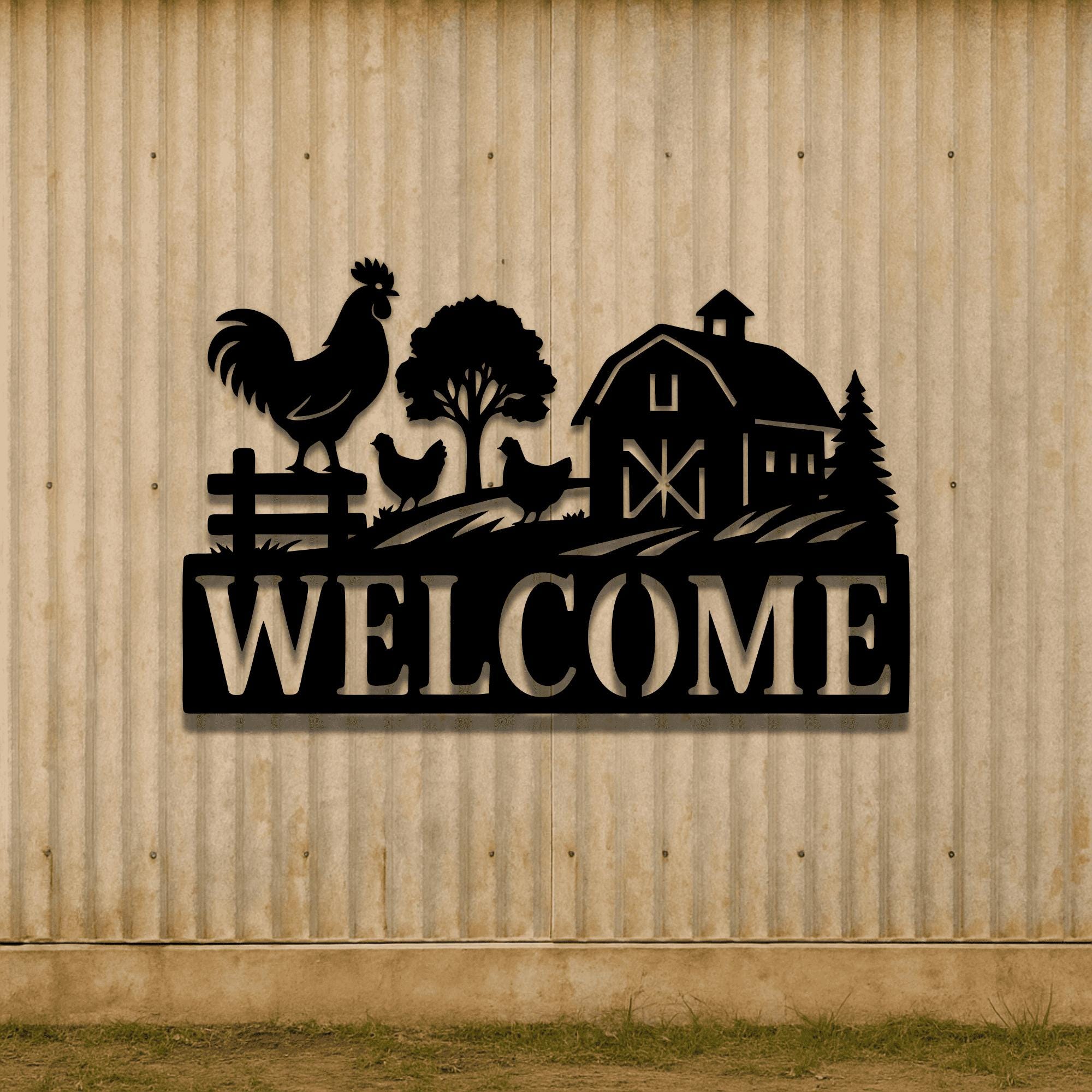 Welcome Sign Bundle – SVG DXF Designs| Decorative CNC Plasma Laser ...