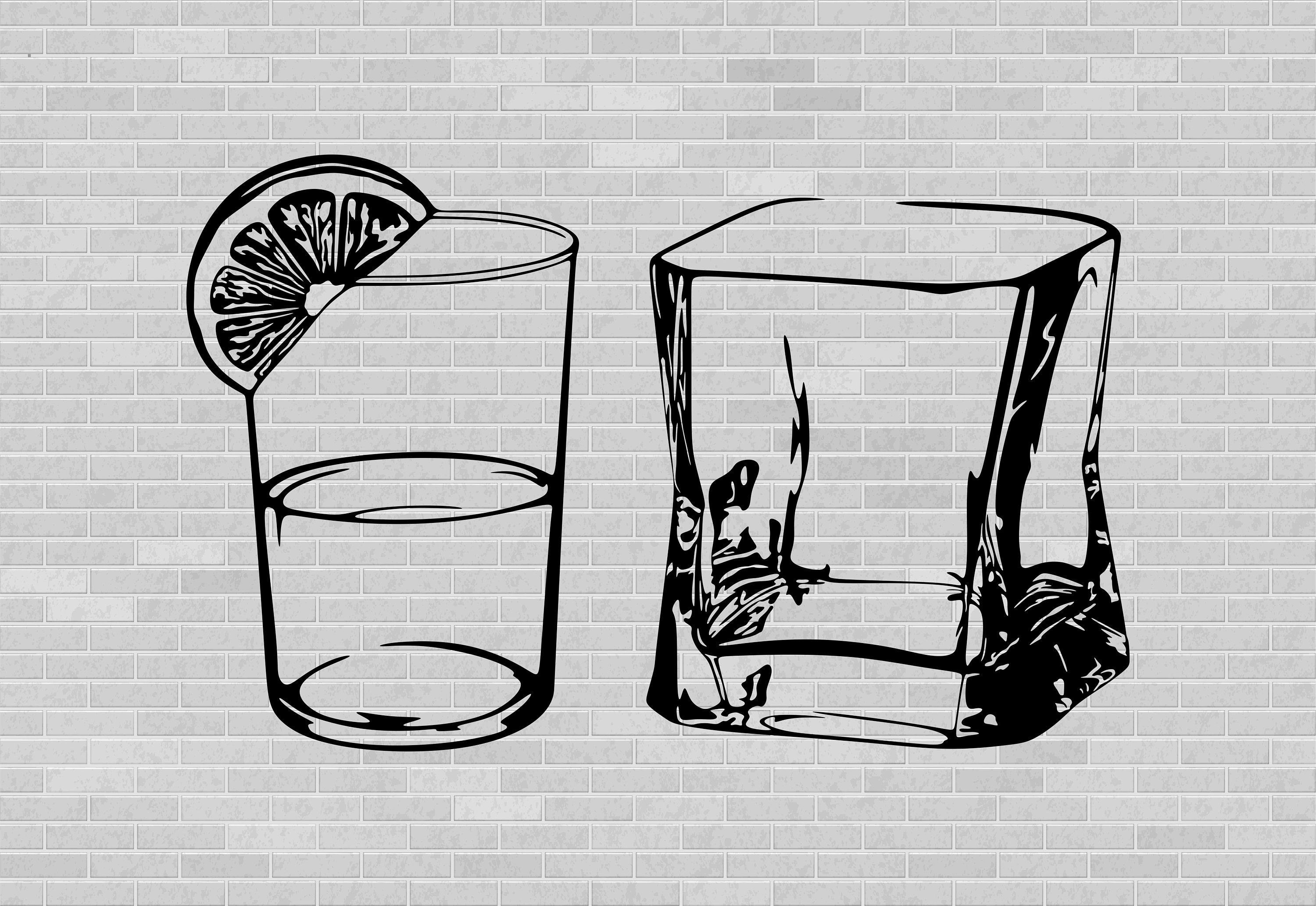 Glass cut file dxf for laser svg for cricut svg for | Etsy