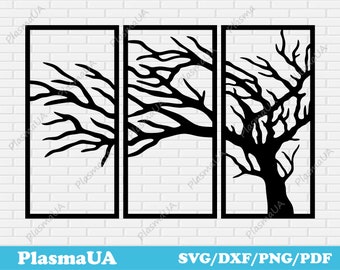 4 DXF Art Panels SVG Silhouette Dxf Files for Plasma Laser - Etsy