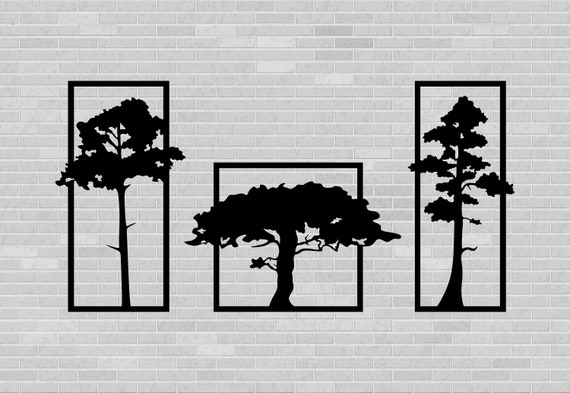 Tree for Cricut Trees Dxf Cameo Cut File Svg Illustrations | Etsy
