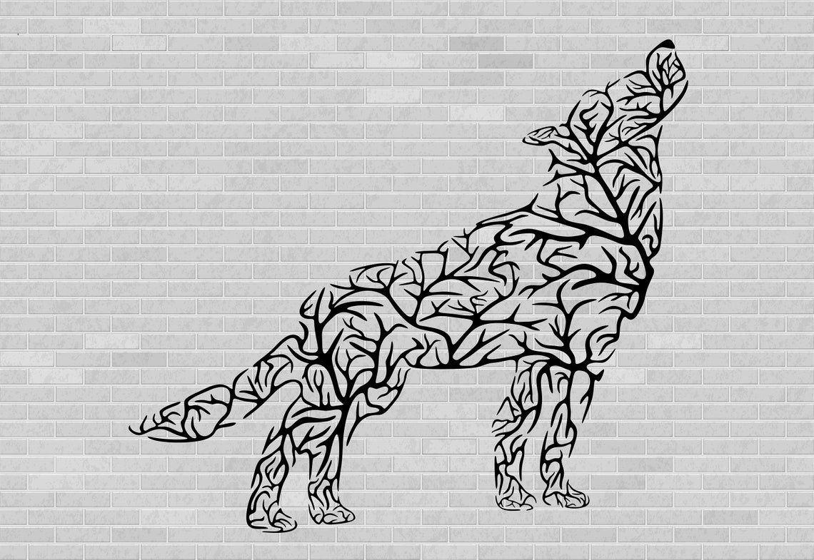 Wolf Svg Wolf Vector Sticker Svg Dxf Wolf Animal Svg Svg | Etsy