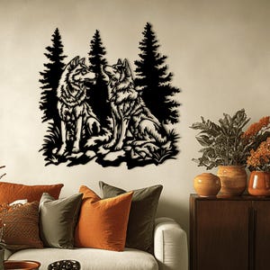 Wolves Svg for Cricut & Silhouette Projects, Wolf Dxf for CNC, Laser ...