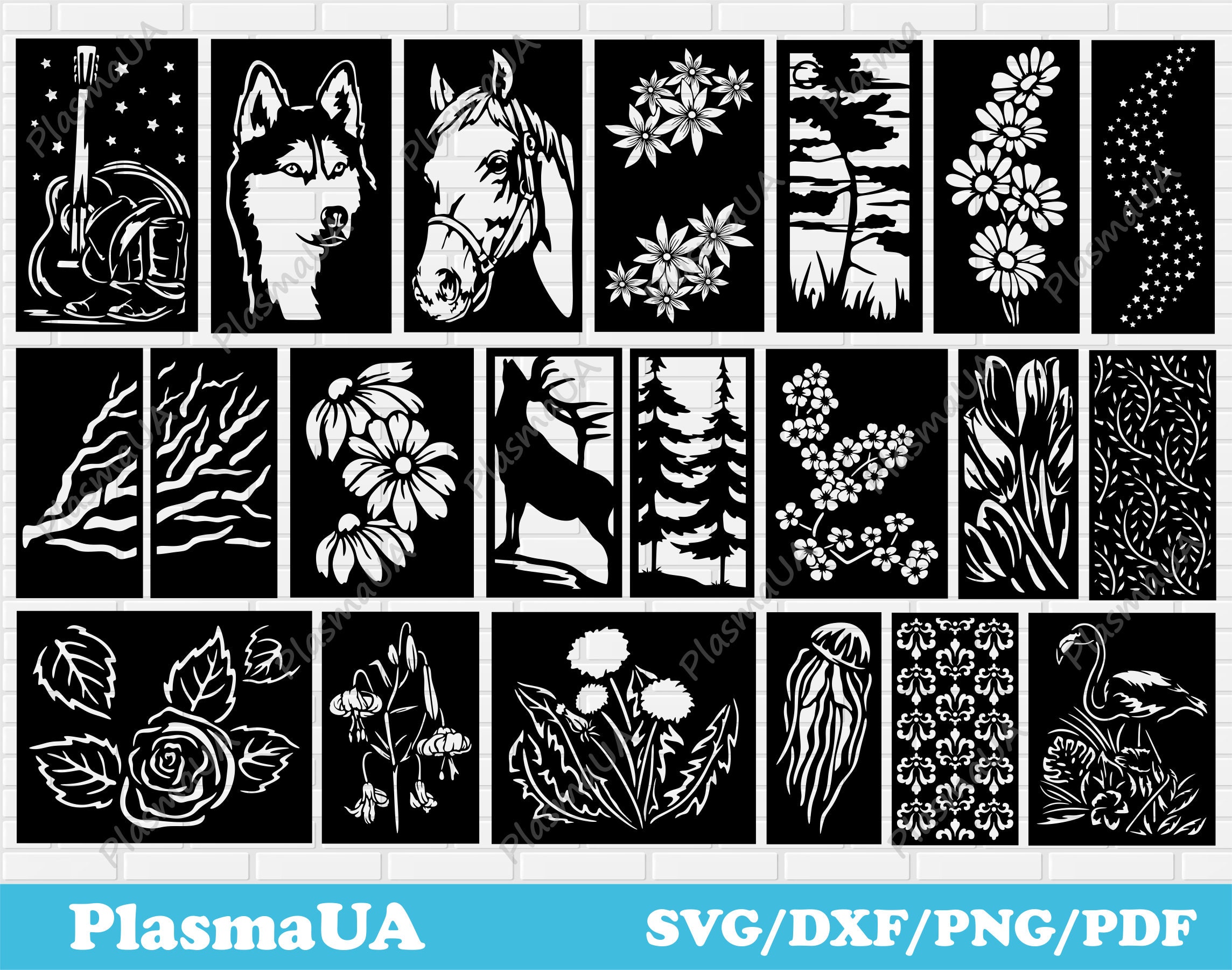 Panels Dxf Cut Files Laser Cut Files Dxf for Cnc Plasma Cut - Etsy India