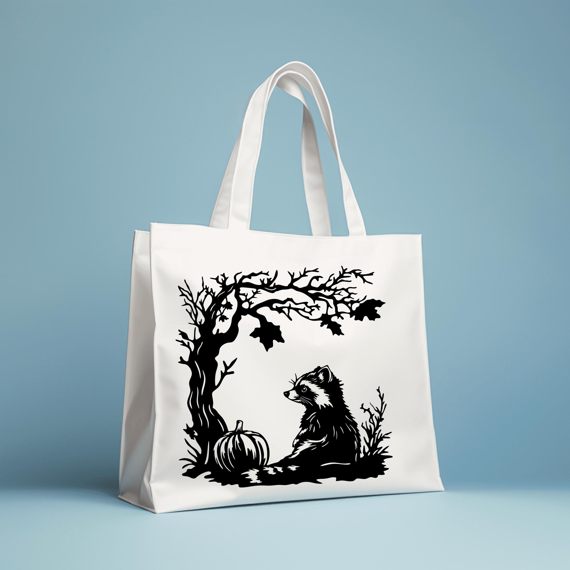 Autumn Raccoons SVG, Fall Sublimation Design, Raccoon With Pumpkins PNG ...