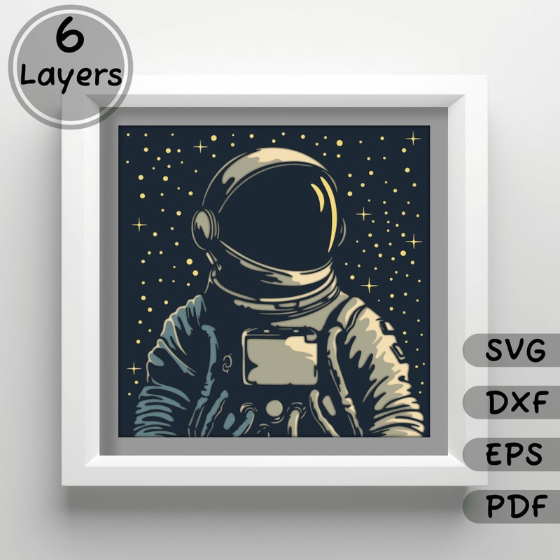 Template Astronaut Box - Etsy UK