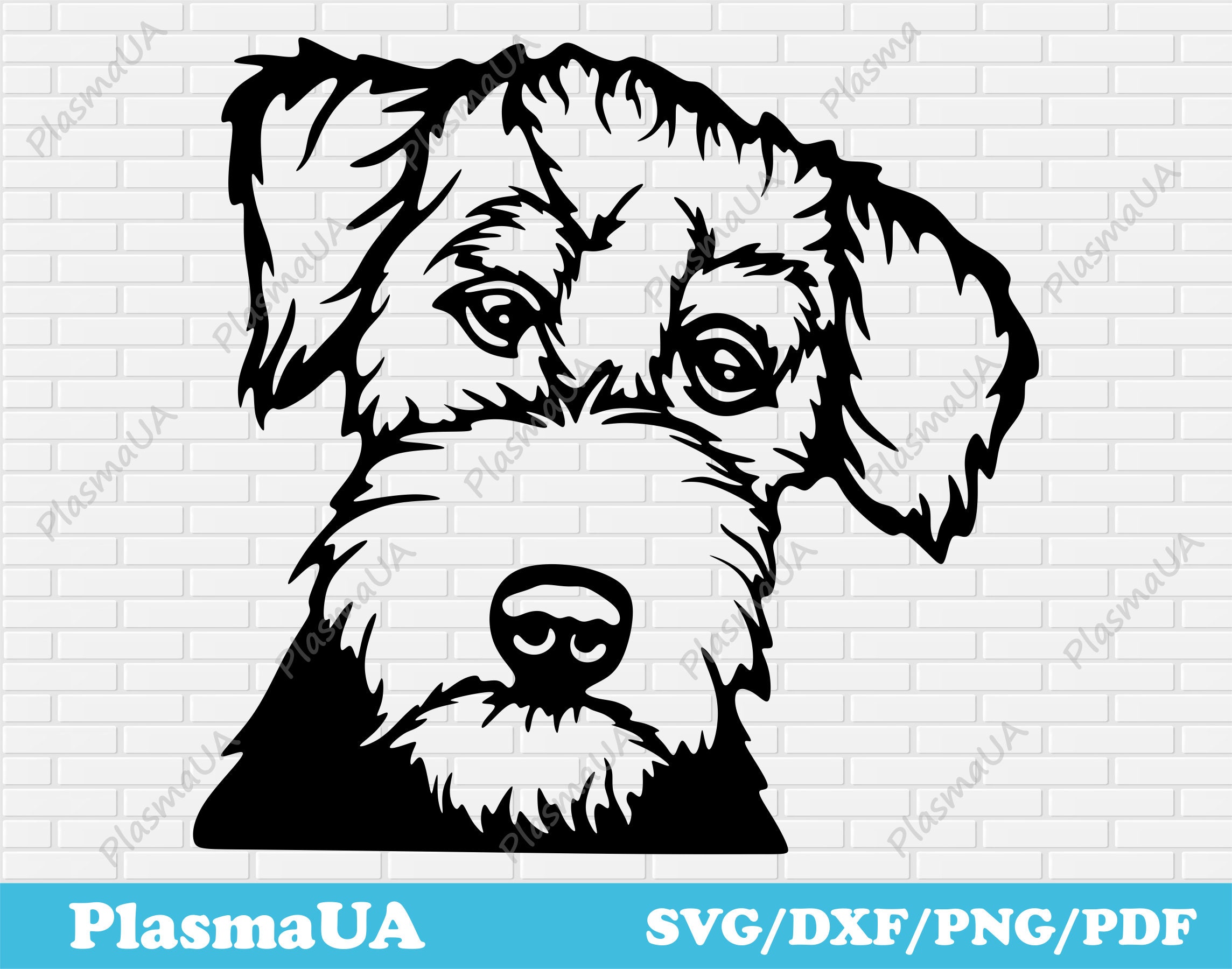 Airedale Terrier Svg Dog for Cricut Pet Svg Svg Files for - Etsy