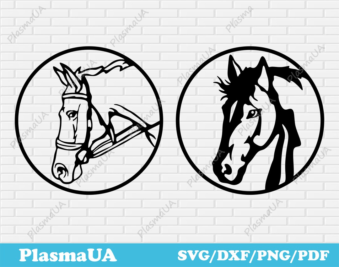 Horses for Cricut, Horse Png, Decor Svg, Digital Files, Silhouette ...
