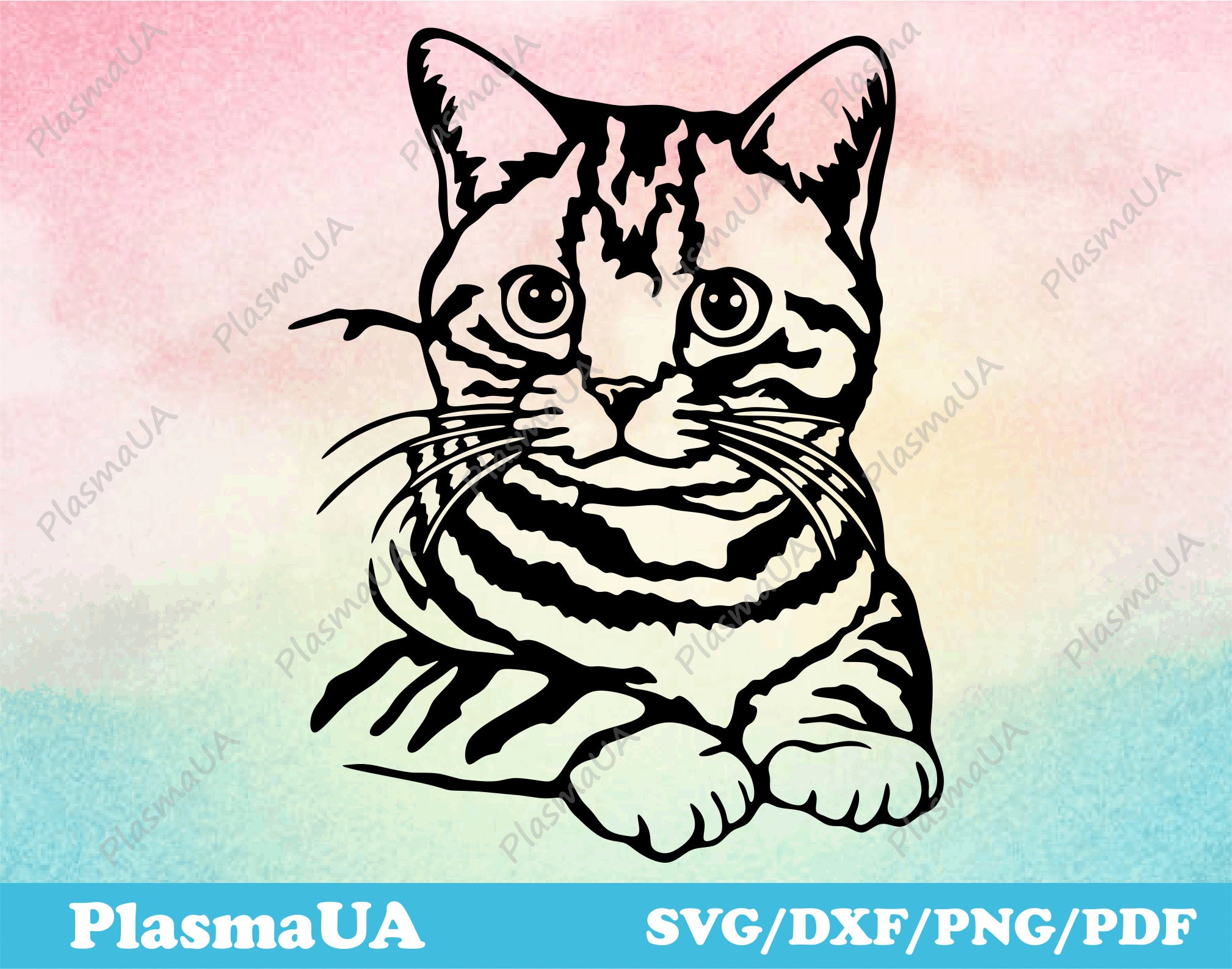 Cat Svg Download, Cat Svg Cut Files for Cricut, Pet Svg Image, Pets Dxf ...