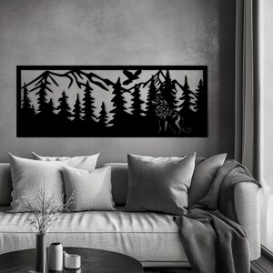 Nature Scenes Dxf for CNC Laser & Plasma Cut, Forest Cut File for Craft ...
