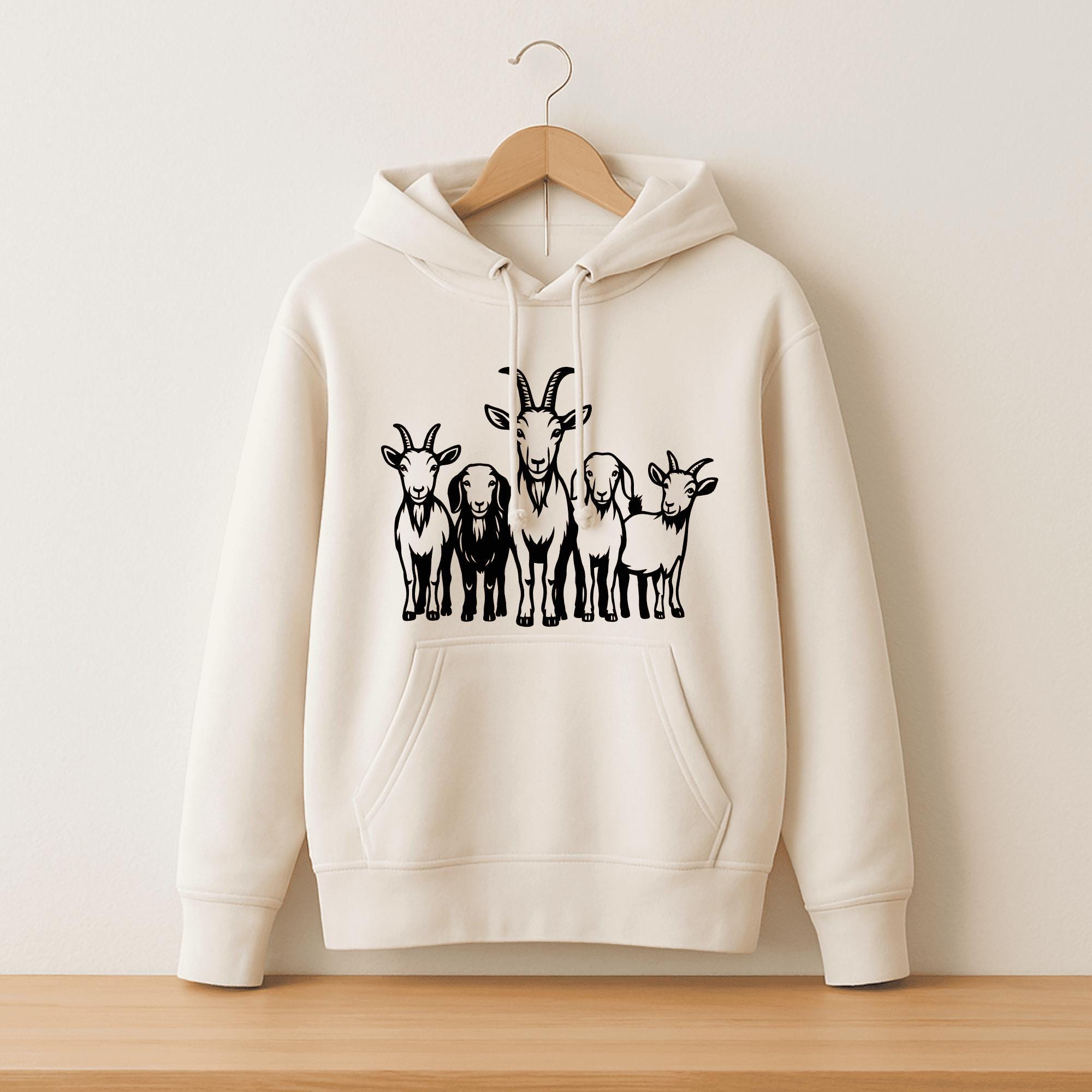 Goat Family Svg Dxf – Goat Cutting Files for Cricut, Silhouette, CNC ...