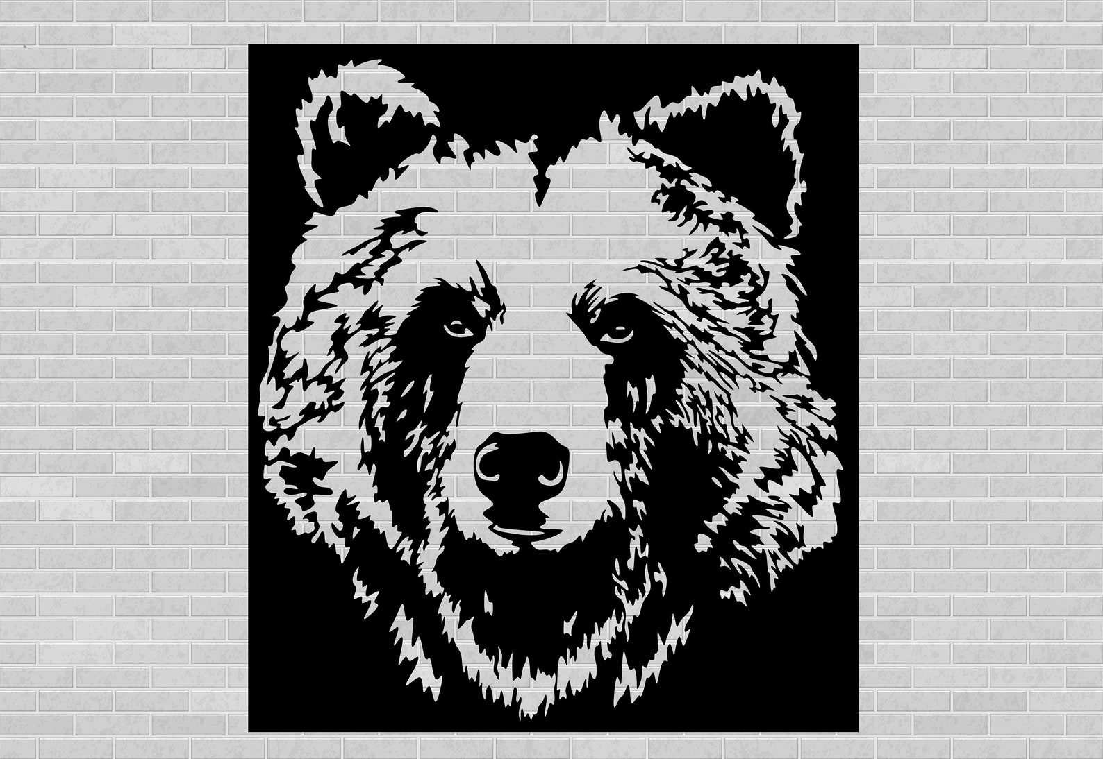 Bear Vector Dxf Files for Laser Engraving File Svg Dxf Cut | Etsy