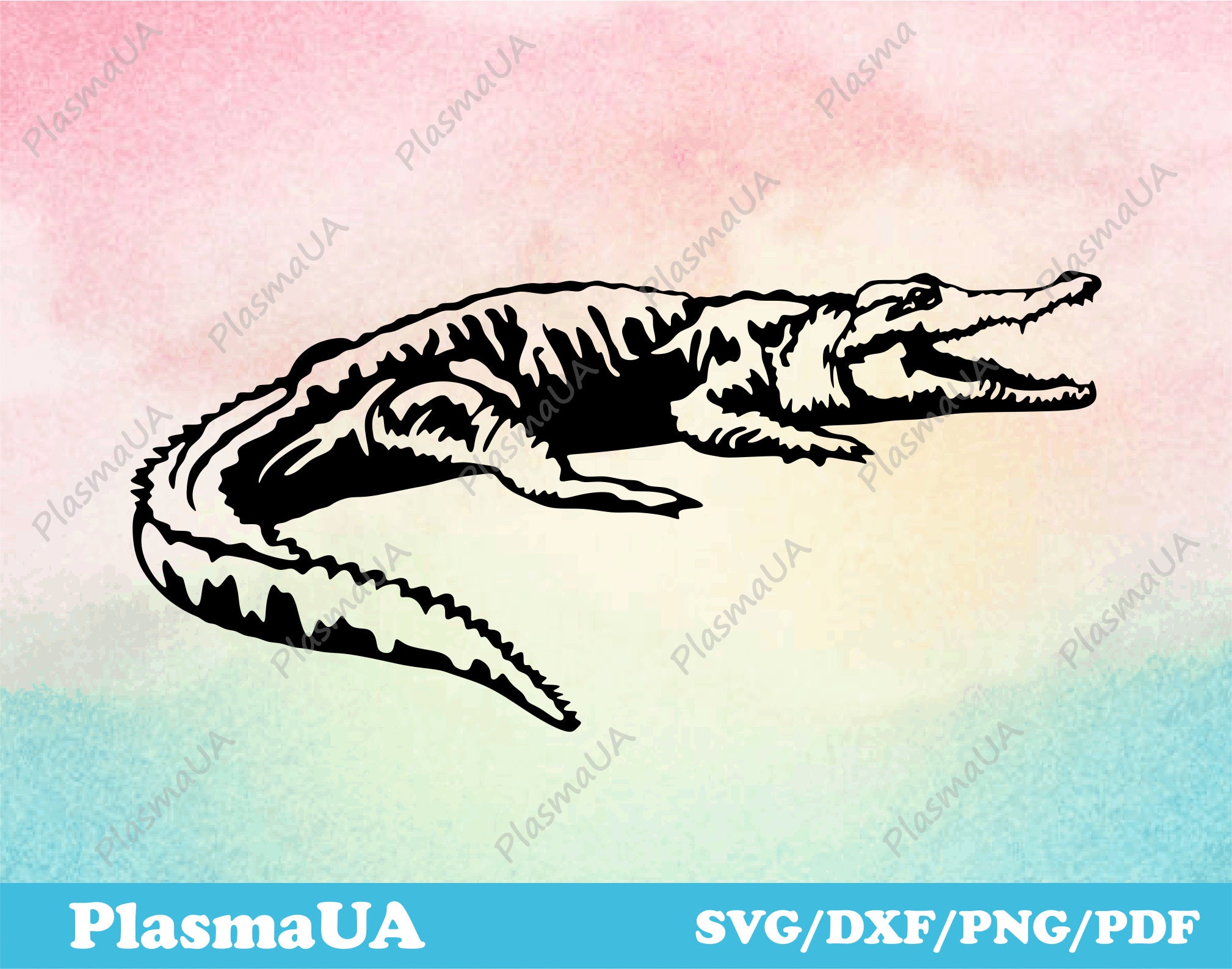 Crocodile Cut Files Crocodile Svg Svg Cut File Bundle Cnc | Etsy
