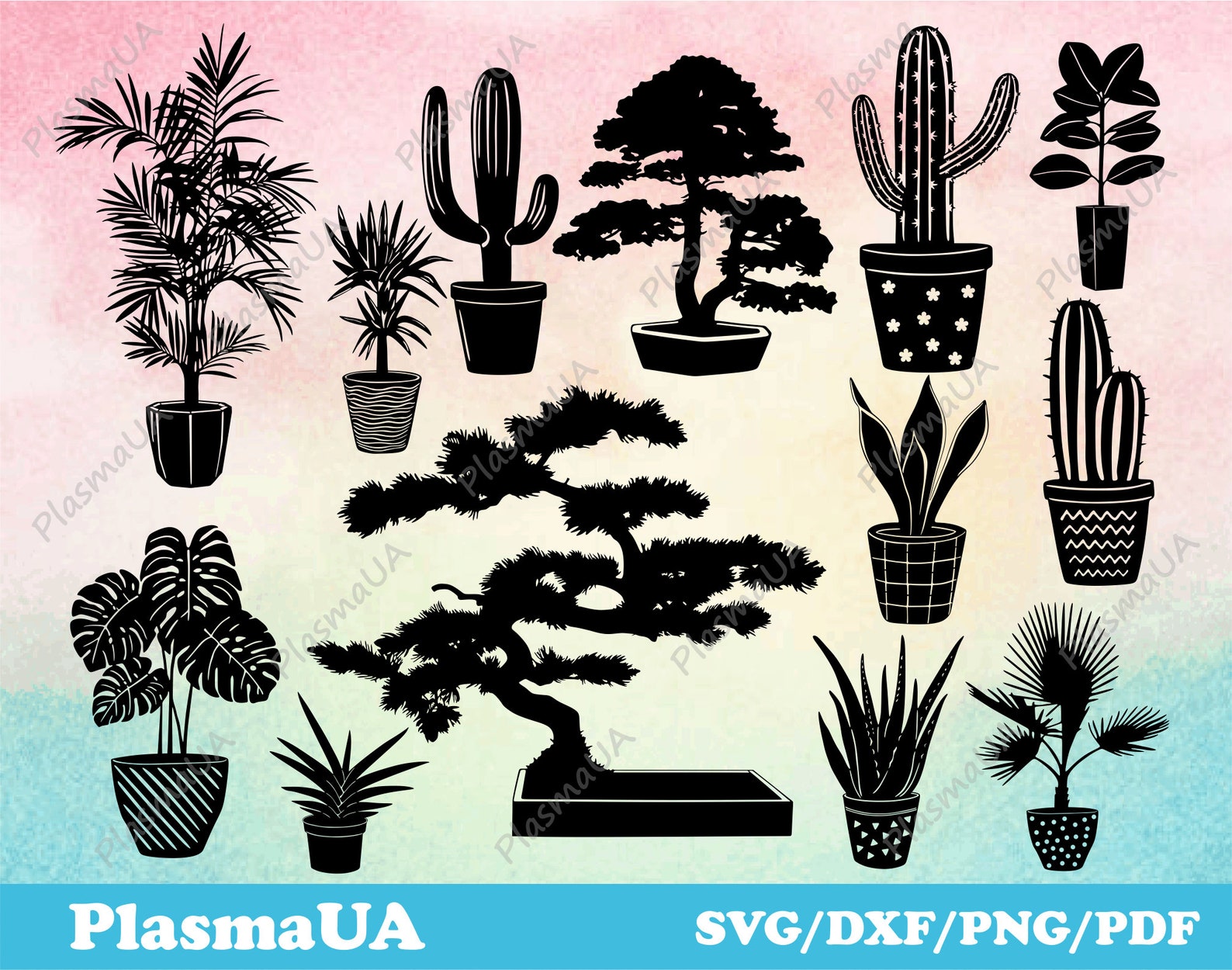 Flowers Svg Dxf Flowers Svg Files for Cricut Flower - Etsy