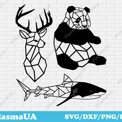 SVG Wildlife Scene DXF Animals Cut File for Laser Dxf for - Etsy