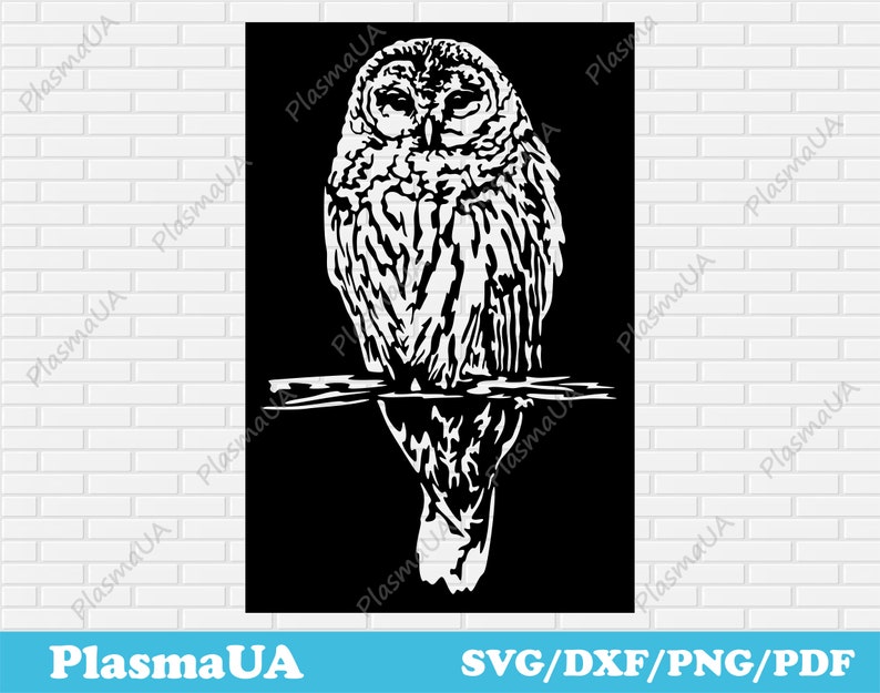 Owl Cut File Owl Svg File Owl Vector Svg Laser File Dxf - Etsy