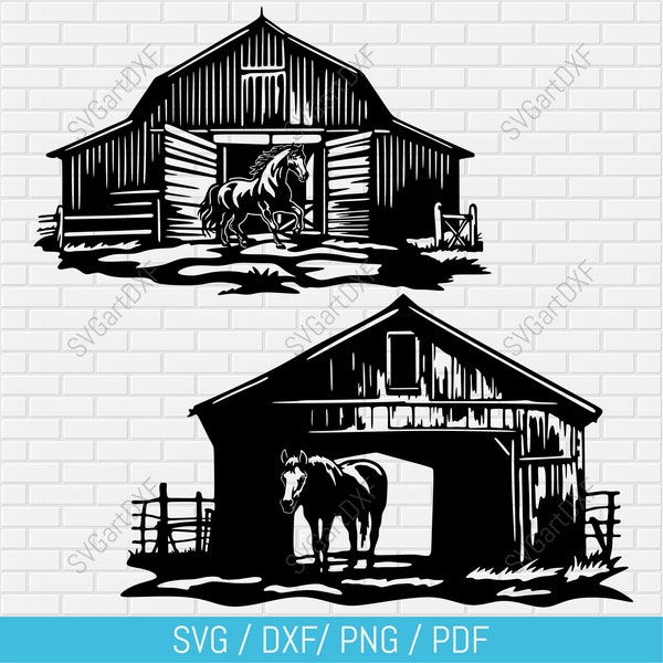 Barn Dxf - Etsy