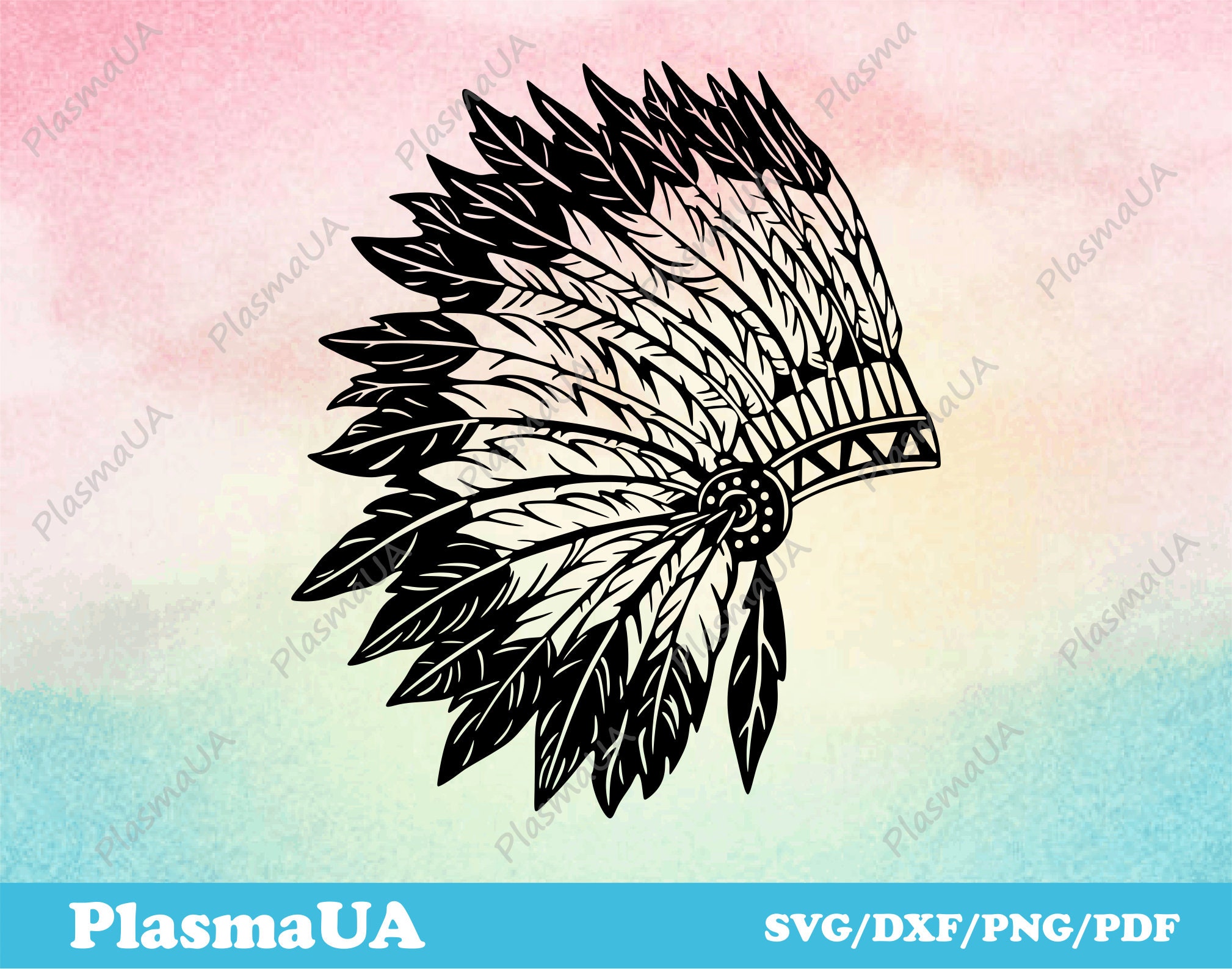 Indian Svg Indians Indian for Shirt Svg Dxf Pdf Cut | Etsy