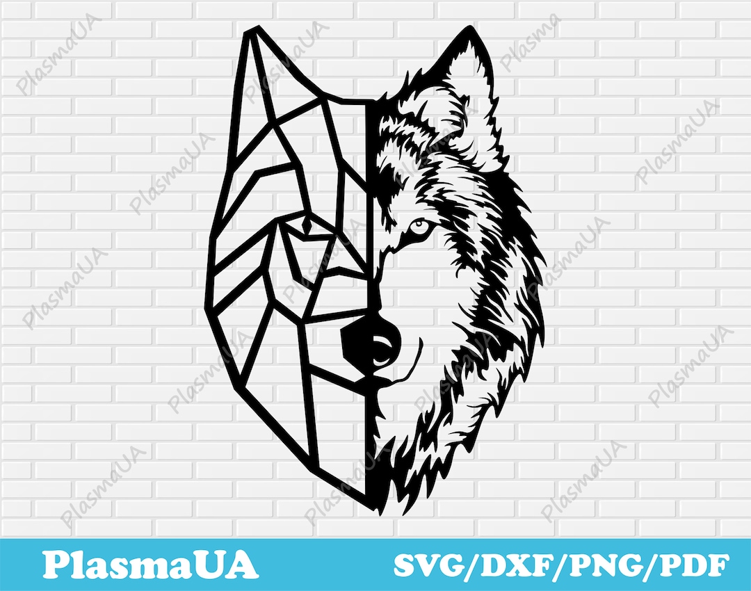 Geometric Wolf, Geometric Animal, Cnc Vector Files, Plasma Cut, Cnc ...