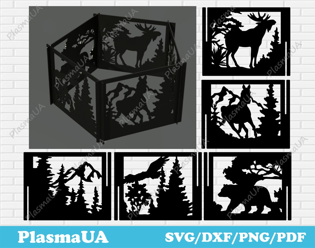 Fire Pit Dxf for Laser Cutting, Dxf Files for Cnc Plasma Cutter, Cnc ...