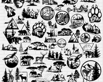Nature Panels Dxf for Laser & Water Jet Cutting, Decorative Art Panels ...