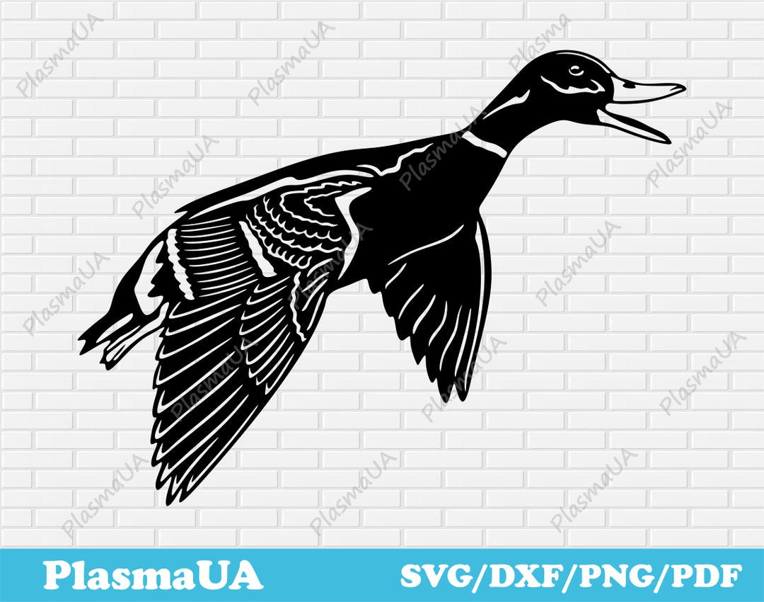 Mallard Svg, Duck Cut File, Wild Duck Svg, Flying Duck Svg, Vector ...