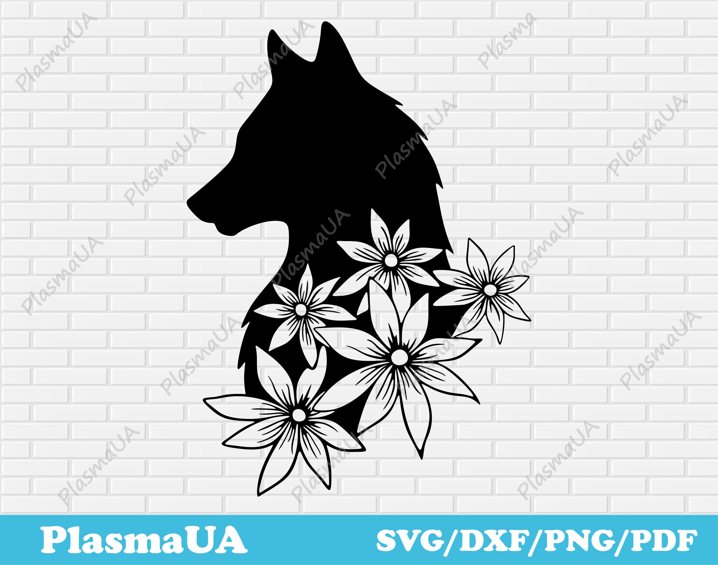 Wolf Cut File Wolf Dxf Wolf Vector Graphic Design Graphic - Etsy