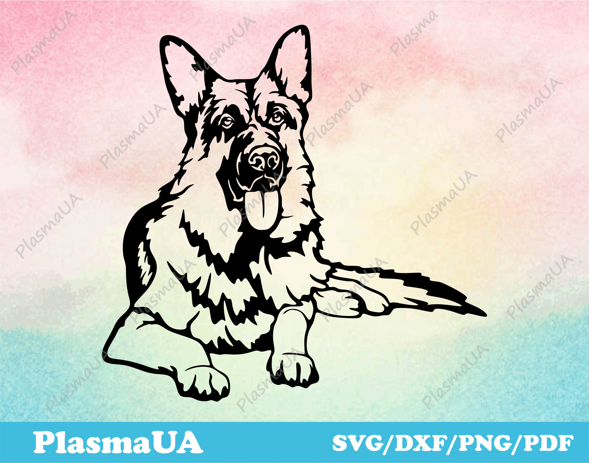 Dog Vector German Shepherd Svg Shepherd Svg Svg Files for - Etsy