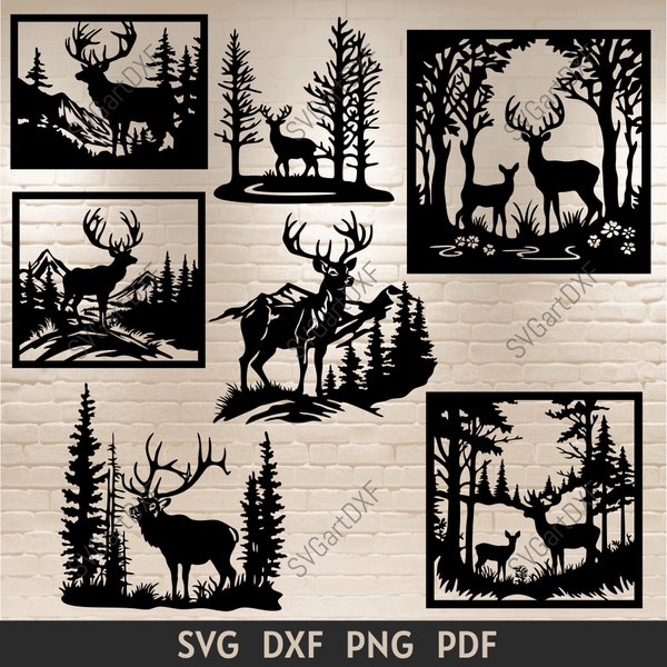 Wildlife Dxf Panels - Etsy