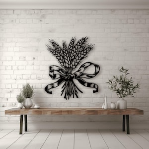 Wheat Ears SVG Cut File for Cricut, Grain Clipart, Silhouette Wheat ...