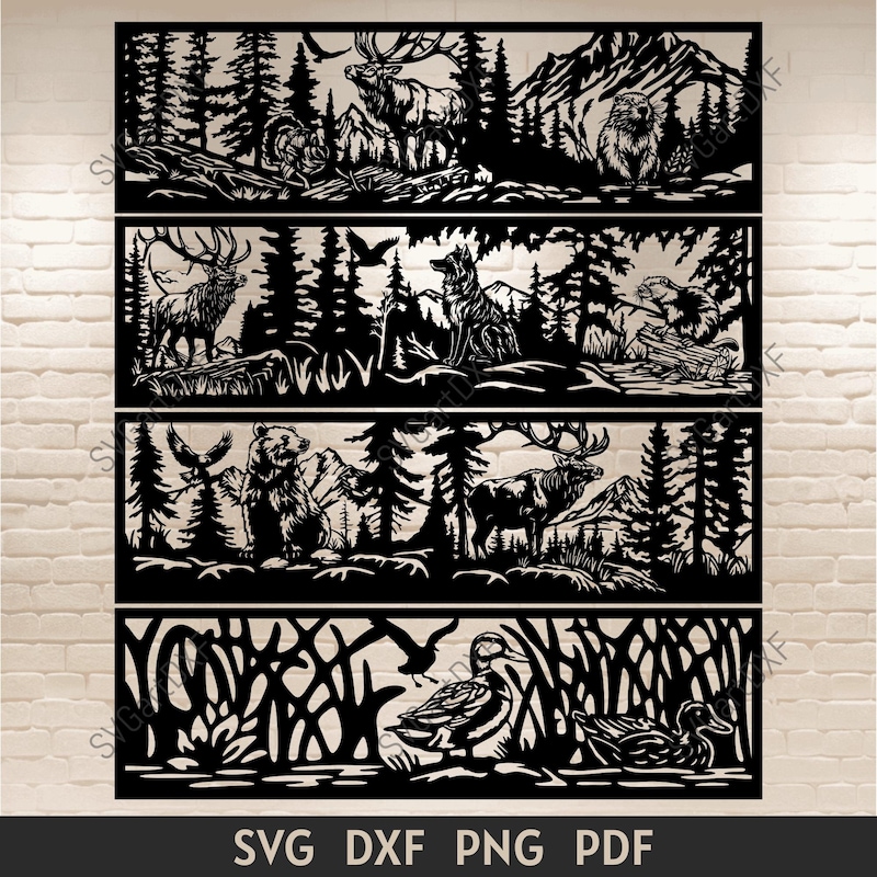 Dxf Designs for Art Panels - Etsy