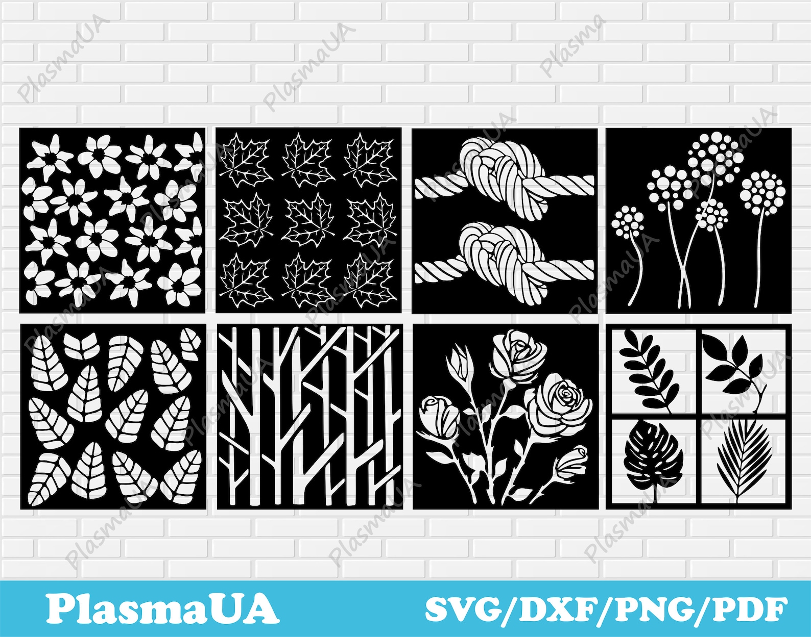 Panels Sammlung, Dxf Dateien für CNC-Plasma, Laser cut, Fräsmaschine ...