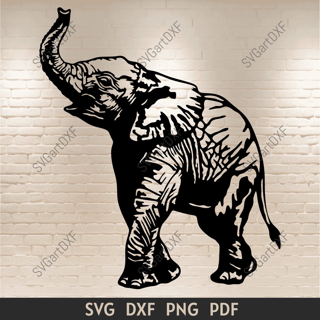 Baby Elephant Svg, Cute Elephant Cut File for Cricut, Sublimation File ...