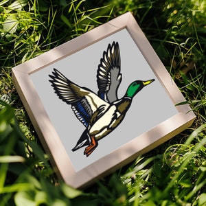 3D Mallard Shadow Box SVG DXF Cutting Files: Cricut, Silhouette ...