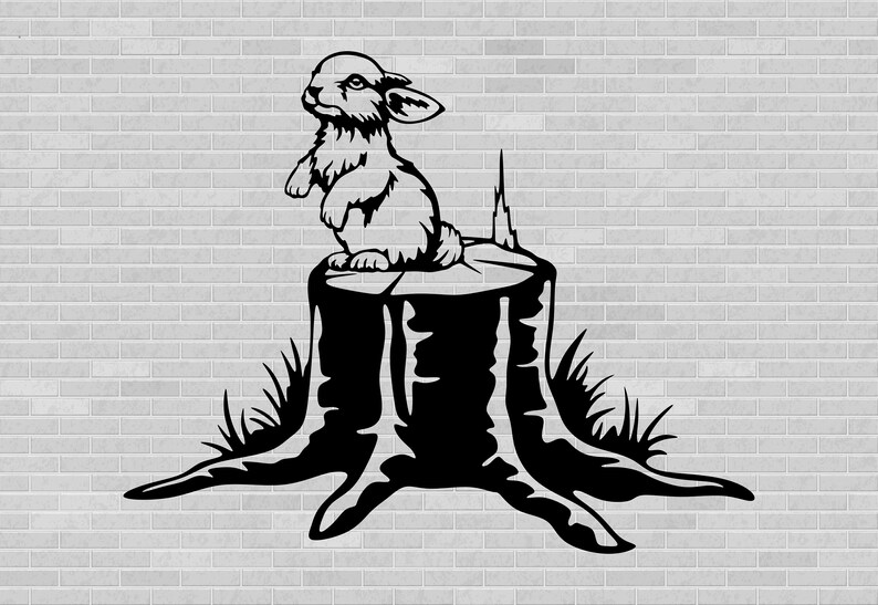 Rabbit svg sketch dxf animal dxf svg rabbit sketch svg | Etsy