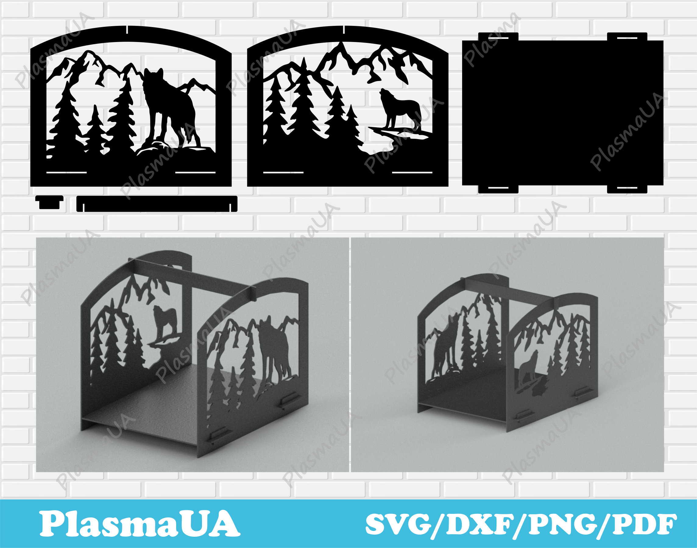Firewood Stand Dxf for Laser Cutting Dxf Files for Plasma - Etsy UK