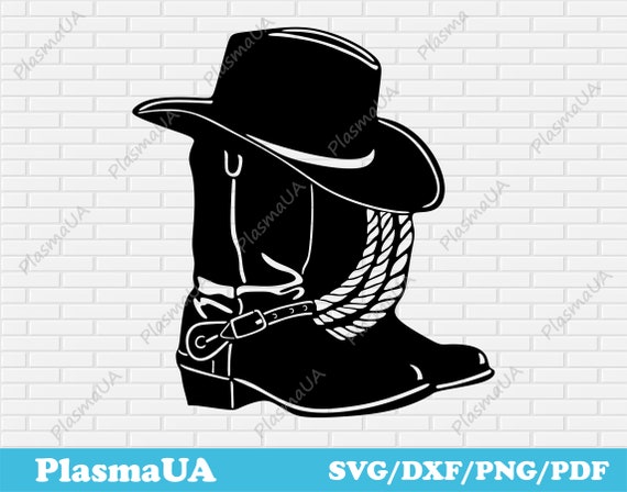 Cowboy Clipart Shirt Design Cowboy Vector Cowboy Hat Svg - Etsy