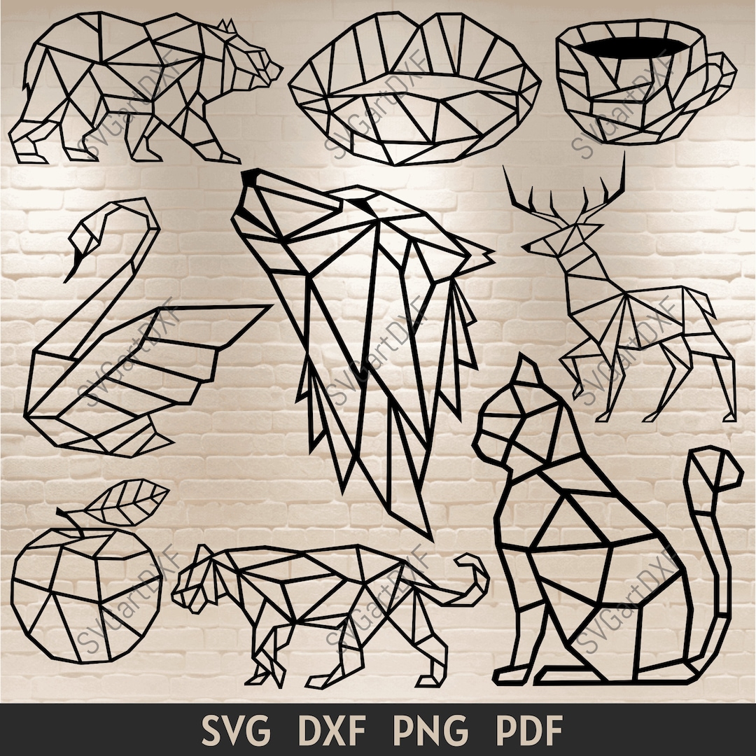 Geometric Decor Svg, Geometric Animals Svg, Geometric Art, Geometric ...