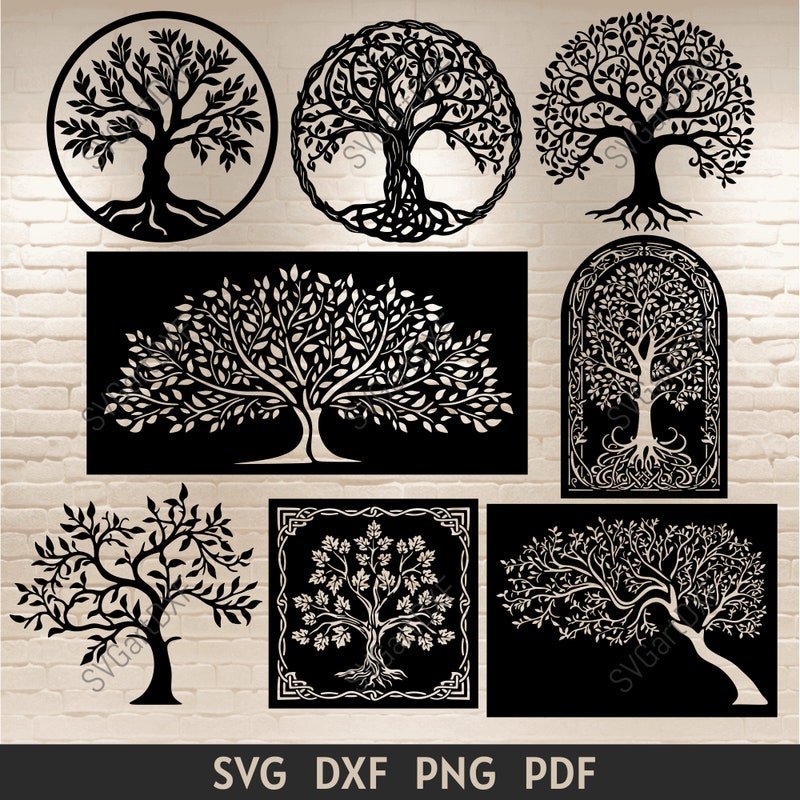 Metal Gates With Trees - Etsy