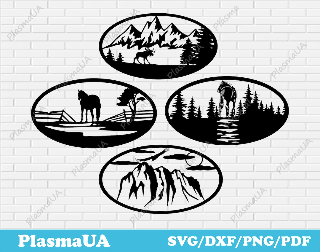 Oval Panels, Dxf Files for CNC Plasma, Laser File, Cnc Machine, Dxf ...