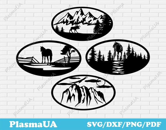 Oval Panels Dxf Files for CNC Plasma Laser File Cnc - Etsy