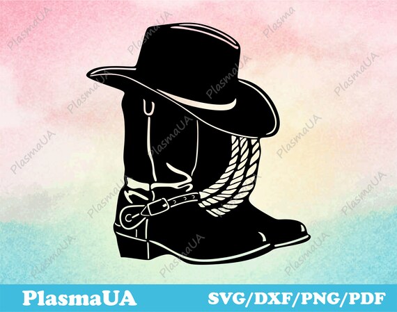 Cowboy Clipart Shirt Design Cowboy Vector Cowboy Hat Svg | Etsy