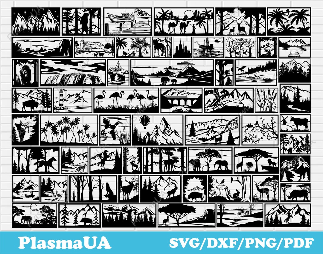 110 Dxf Cut Files, Svg for Cricut, SVG DXF, Laser Cut Files, Dxf for ...