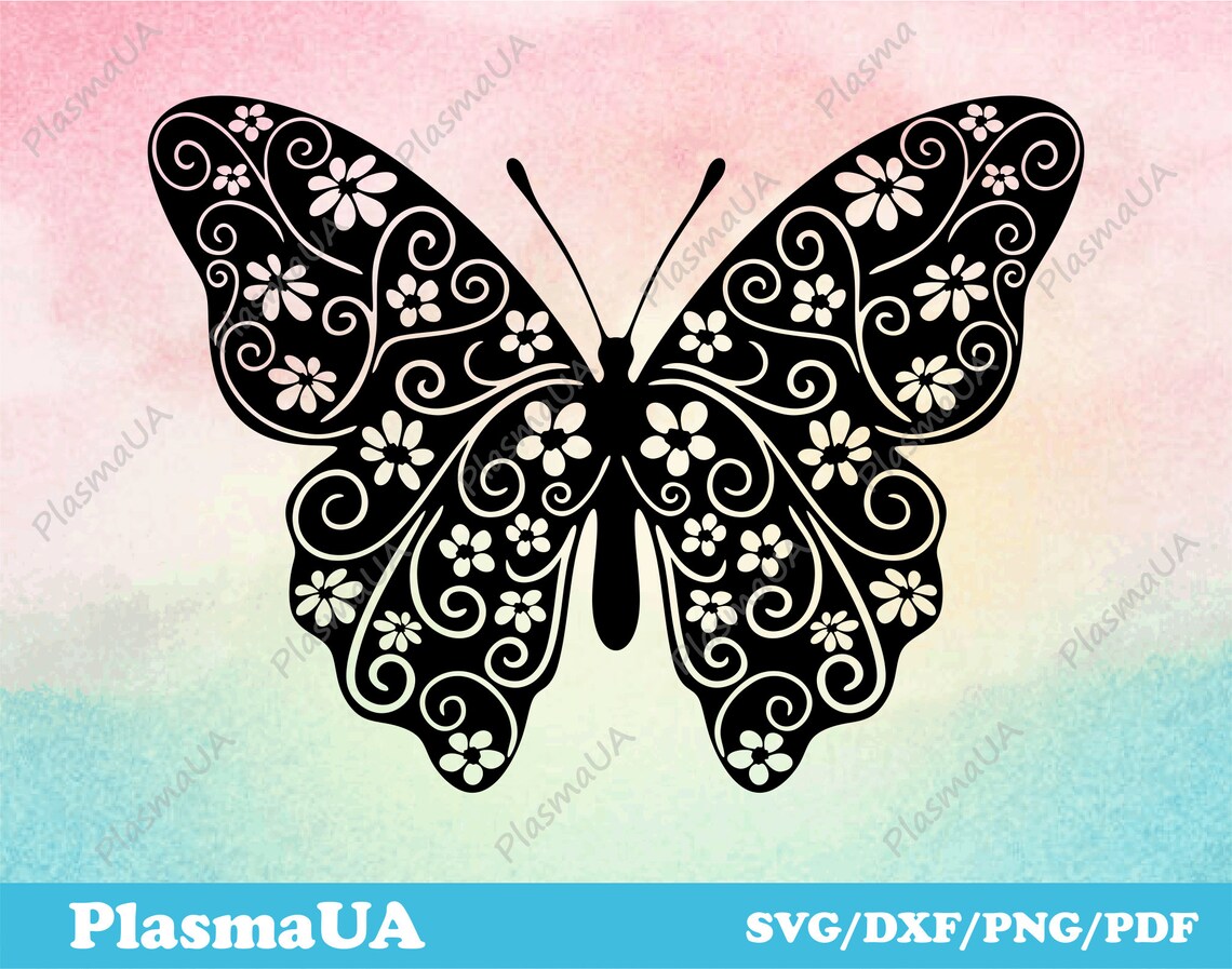 Butterfly Svg Butterfly Clipart Butterfly Png Digital Art - Etsy