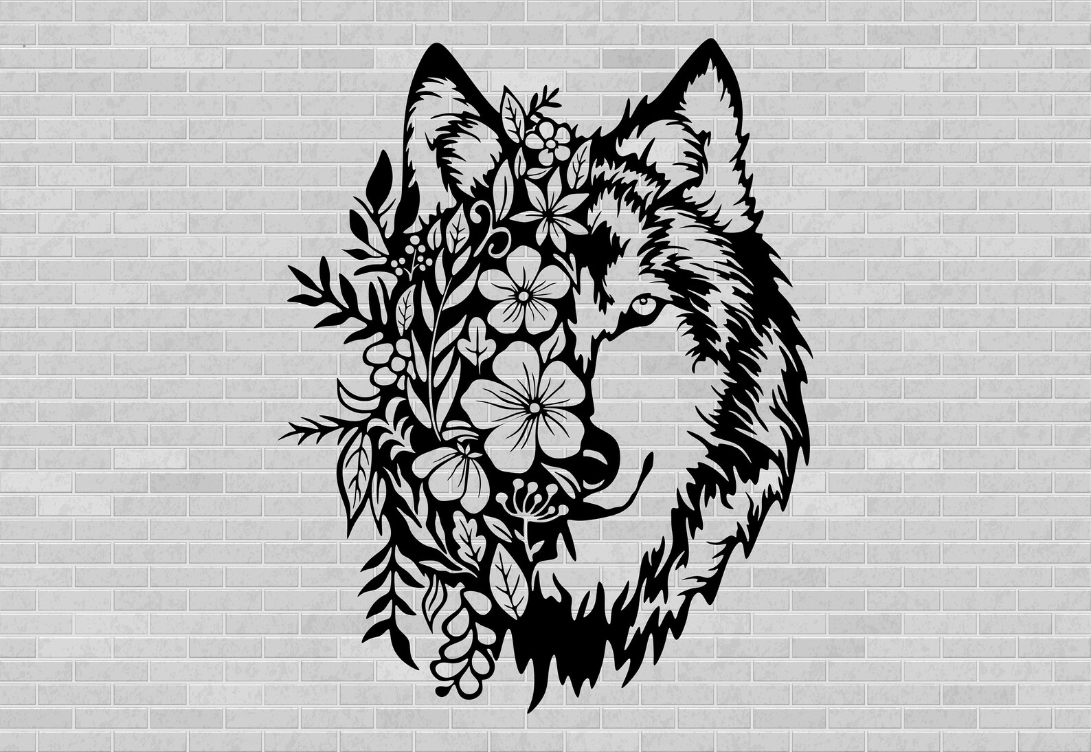 Wolf cut file svg for cricut cnc file laser cut wolf | Etsy