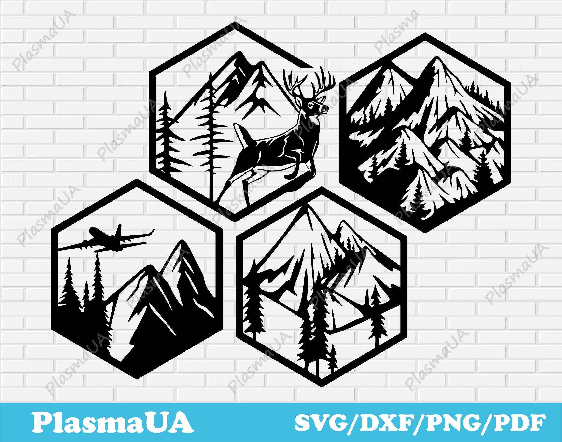 Décoration murale dxf, art de la nature, décor dxf, décoration ...