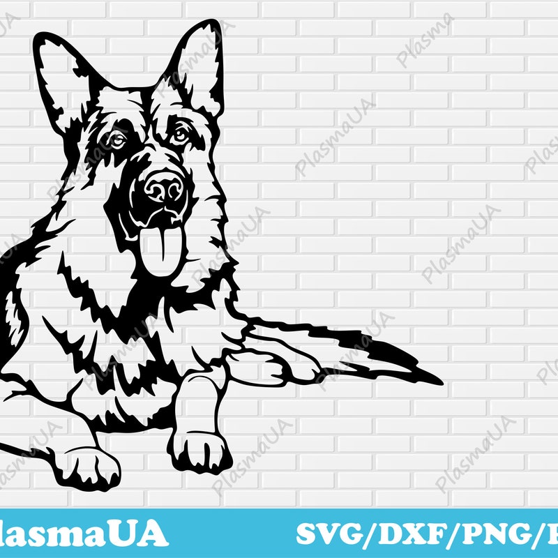 German Shepherd Svg - Etsy