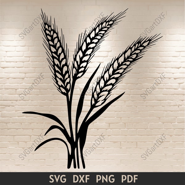 Wheat Svg - Etsy